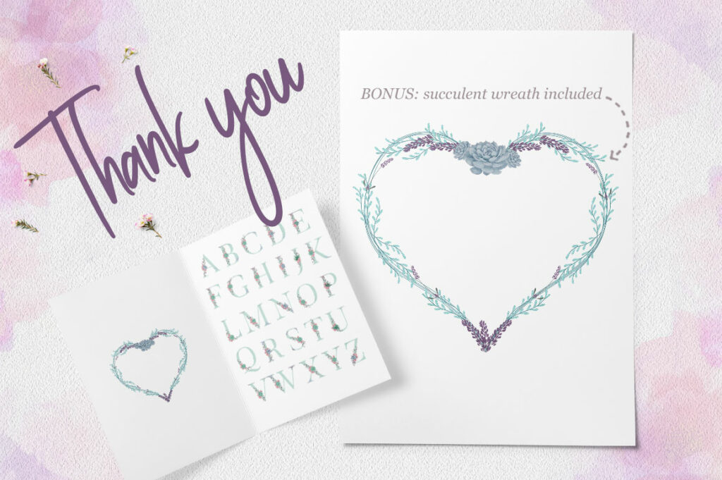 Succulent Alphabet Letters - Maggie Stilwell Design