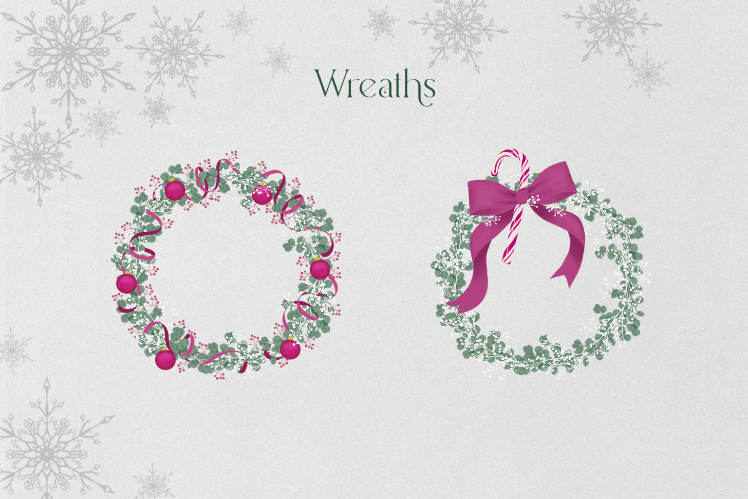 Elegant Christmas Design Set - Maggie Stilwell Design