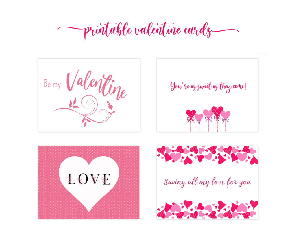 Valentine’s Printable Bundle – Maggie Stilwell Design
