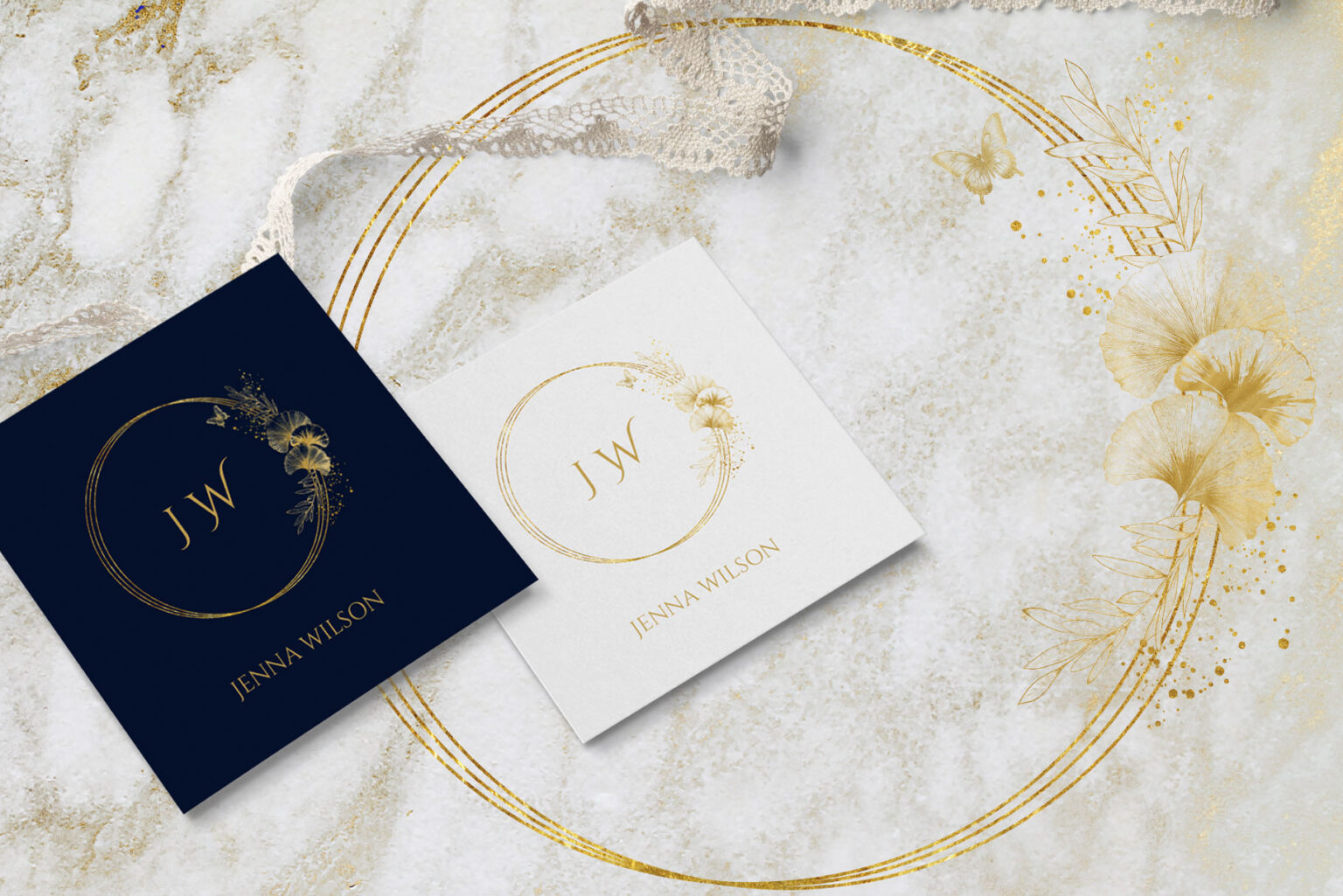 Gold Metallic Frames & Borders | Elegant Digital Design Set