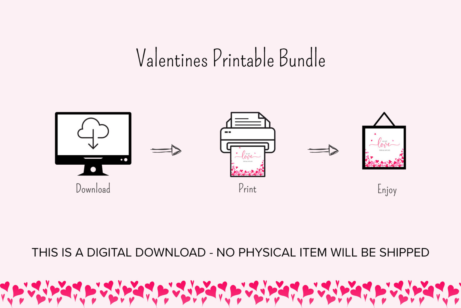 Valentines Printable Bundle - Maggie Stilwell Design