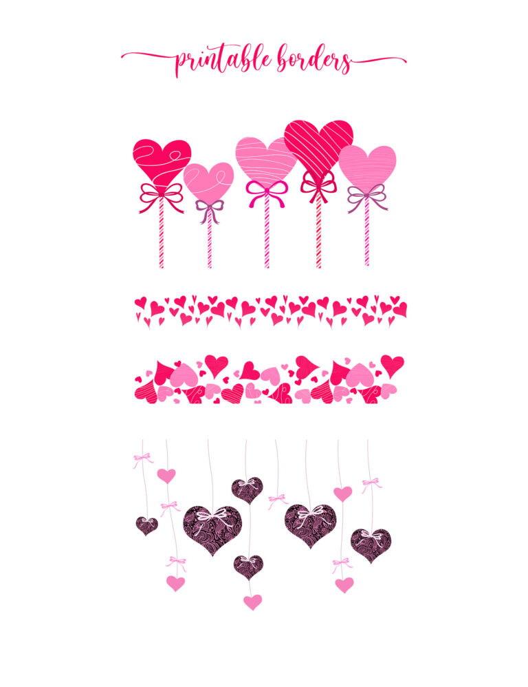 Valentines Printable Bundle - Maggie Stilwell Design