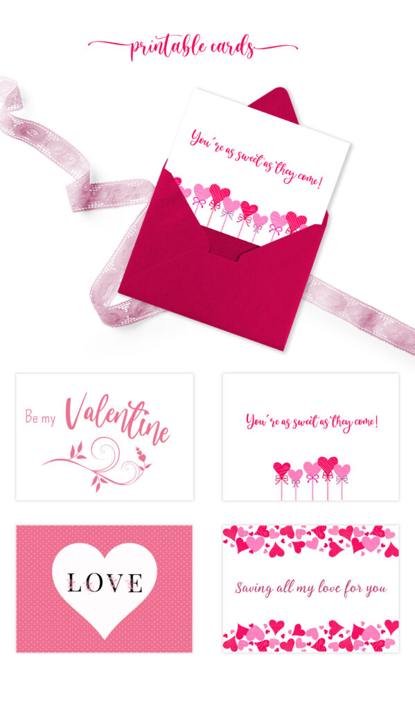 Valentines Printable Bundle - Maggie Stilwell Design